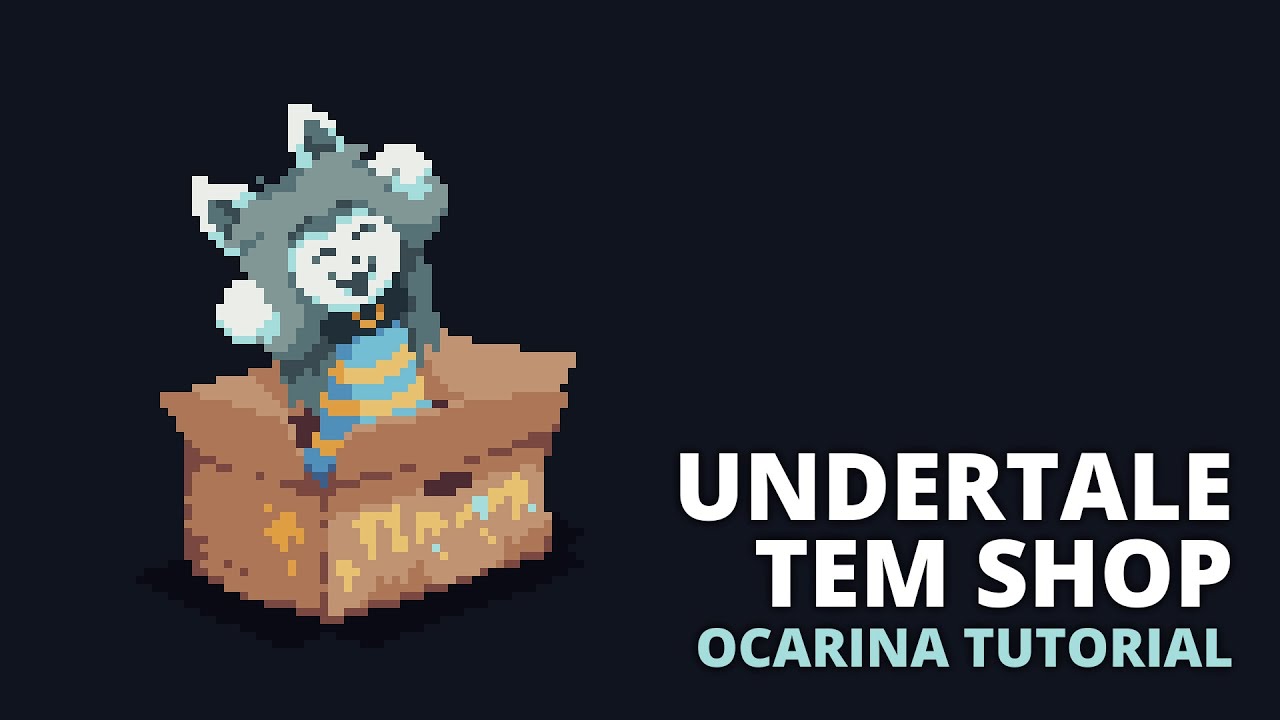 Undertale - Tem Shop - Ocarina tutorial / tabs - YouTube