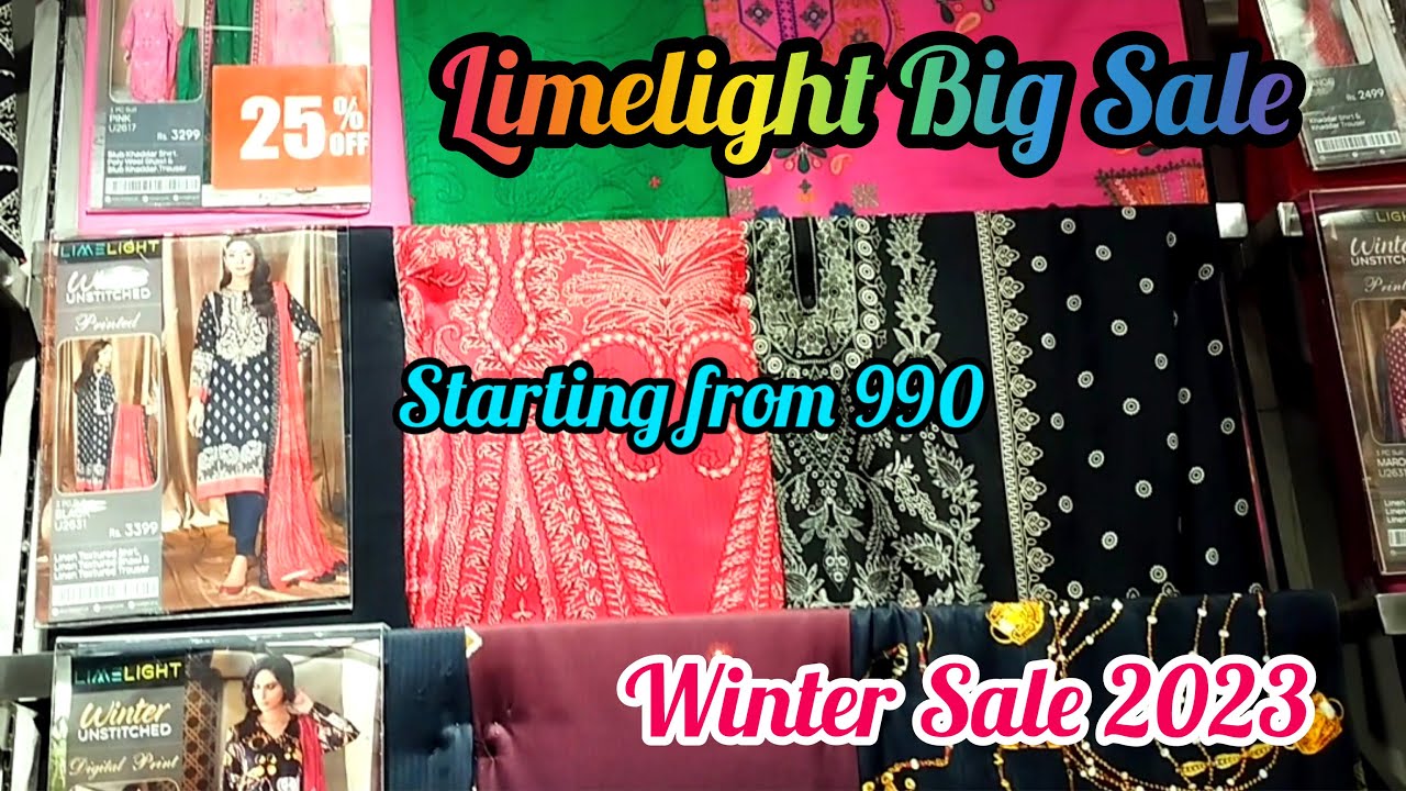 Limelight Big Winter Sale 2023| Limelight New Winter Collection ...