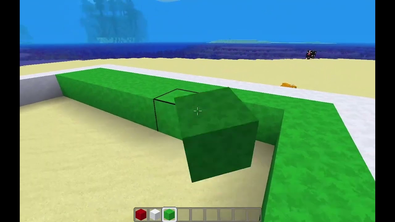 i build a pitch in minecraft and multicraft - YouTube