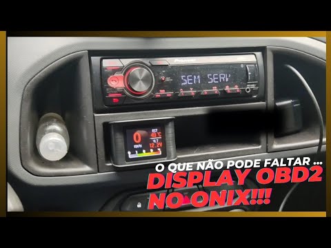 INSTALAÇÃO DO DISPLAY OBD2 NO ONIX! ISSO NÃO PODE FALTAR EM CARRO ...