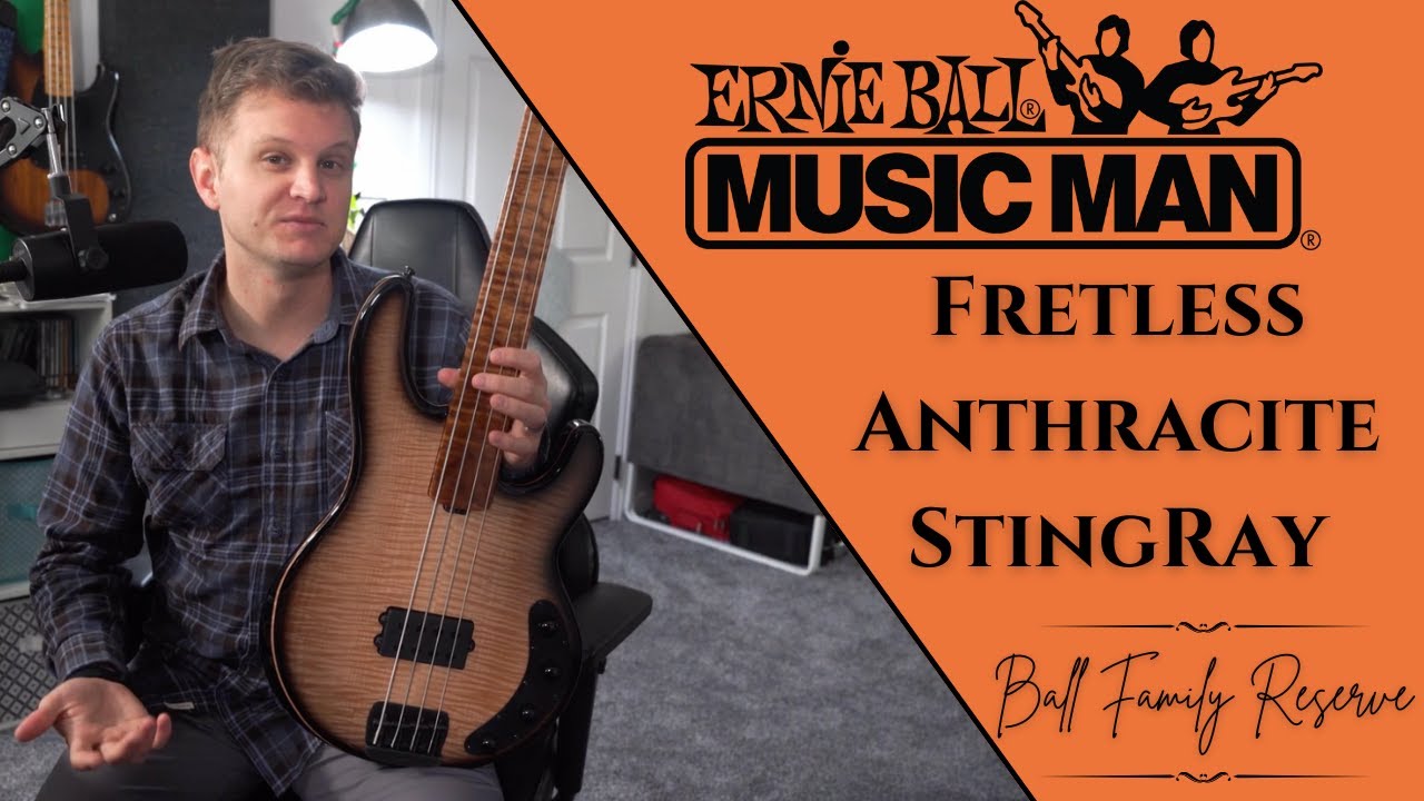 BFR Fretless StingRay Anthracite Review - YouTube