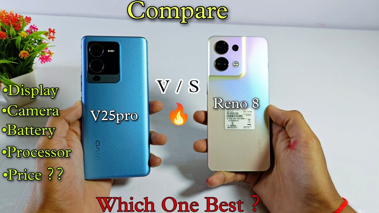 Vivo V25 Pro Vs Oppo Reno 8 Full Compare | 🔥 Display, Camera, Processor ...