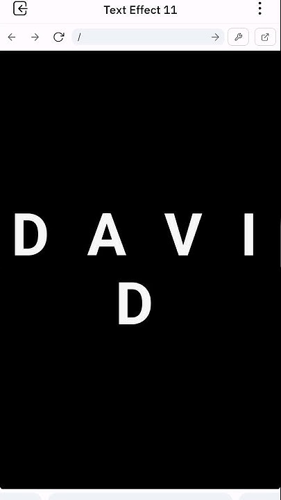 Text Effect 11 | Mini Program | Web Suite Mini Program | Web Development Mini Program - YouTube