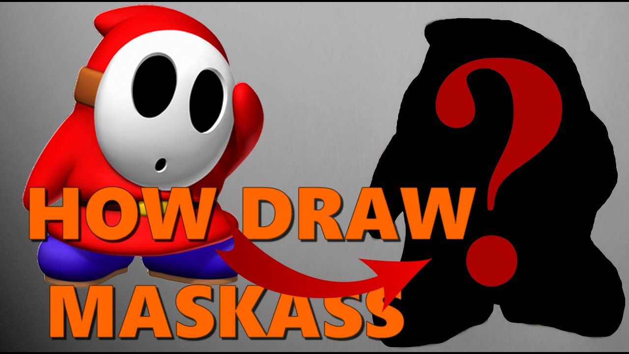 COMMENT DESSINER MASKASS (Personnage de l'univers Mario) - YouTube