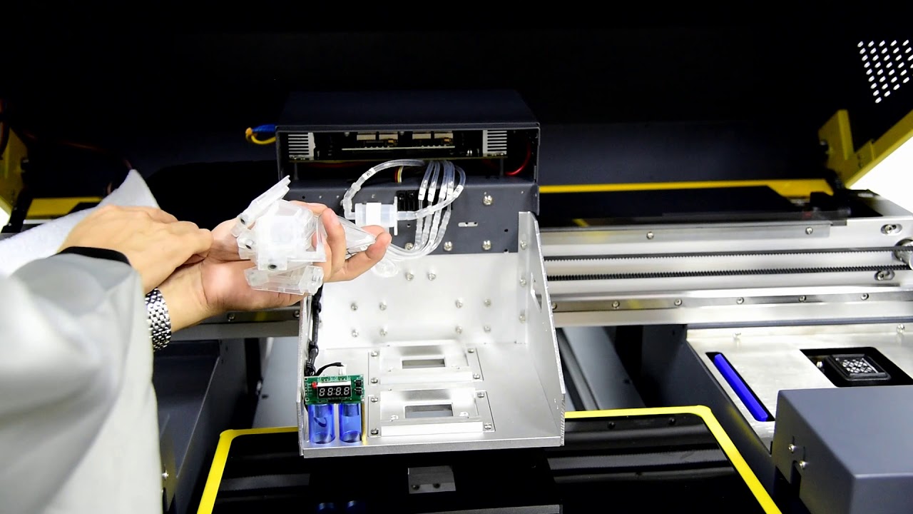 Focus Athena-Jet Plus DTG printer 2 Machine function explaination - YouTube