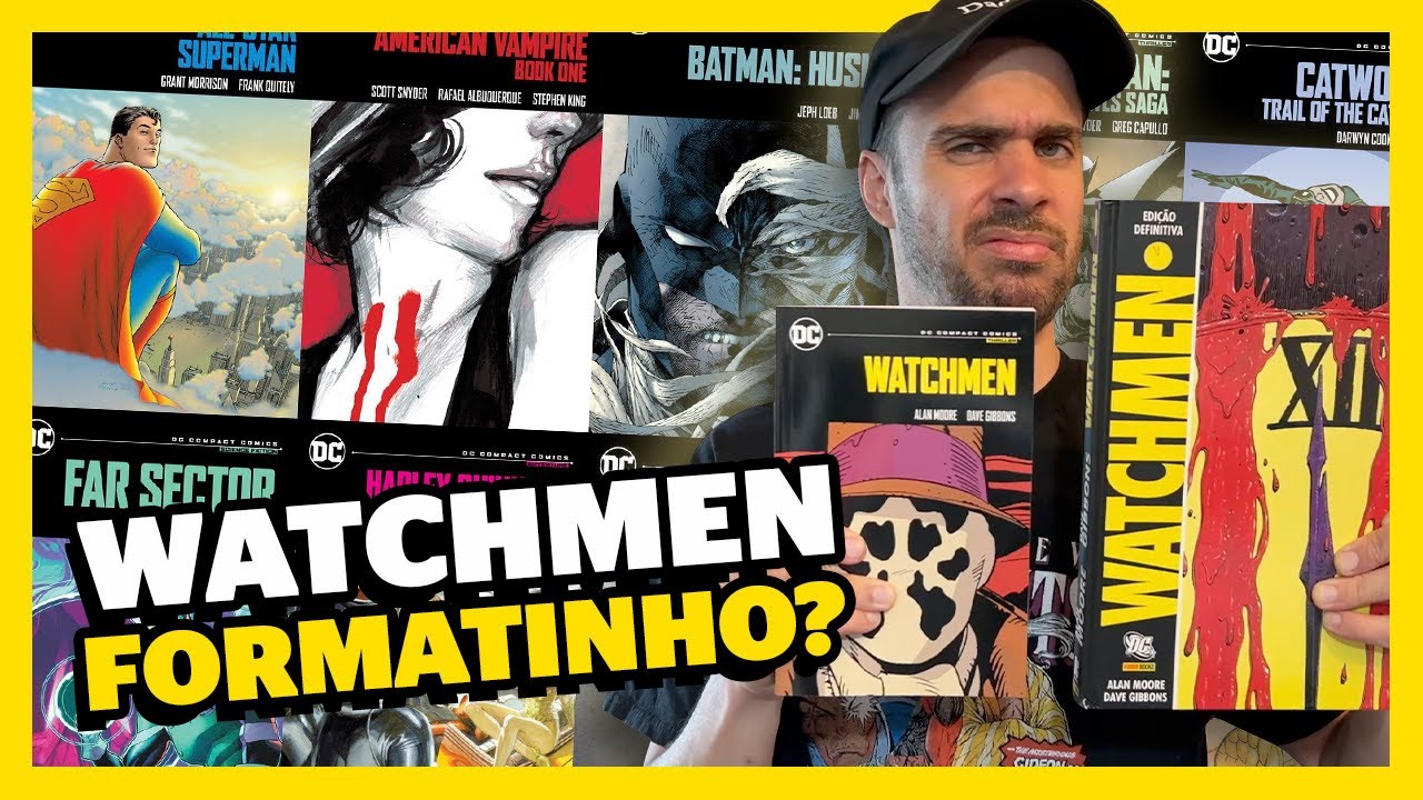 CONFIRA O FORMATINHO DE WATCHMEN, PRIMEIRA HQ DA LINHA DC COMPACT ...