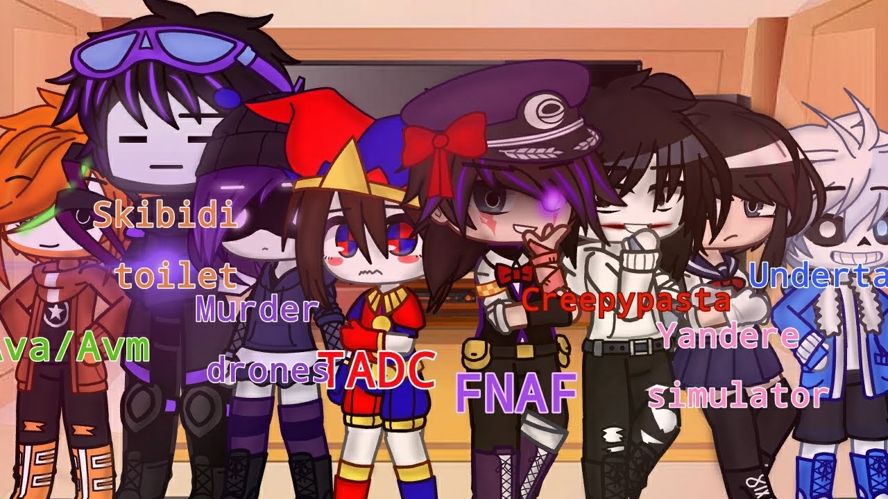 Fandoms react to each other (gacha club) part 1/2 - YouTube