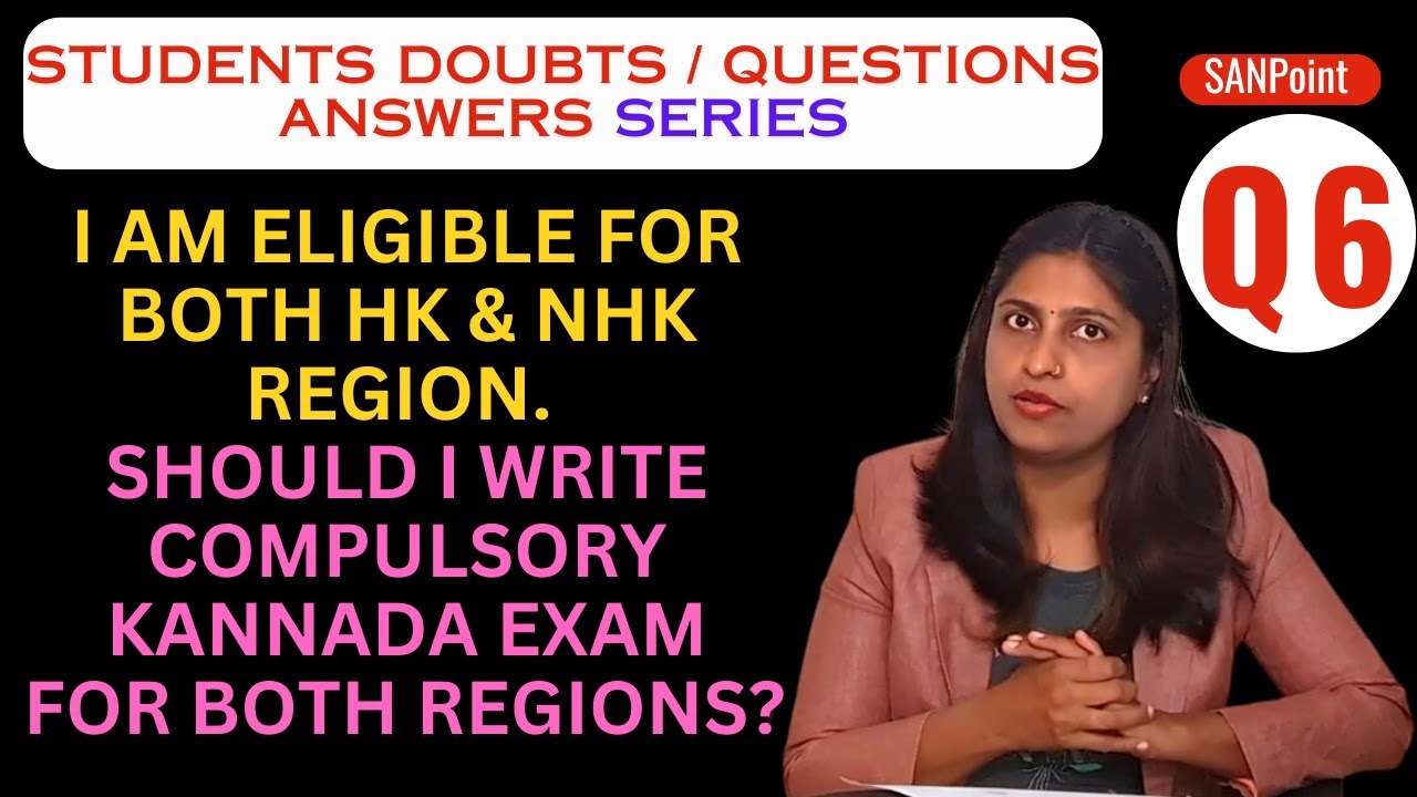 Q 6: I am eligible for both HK & NHK region. Should i write compulsory ...