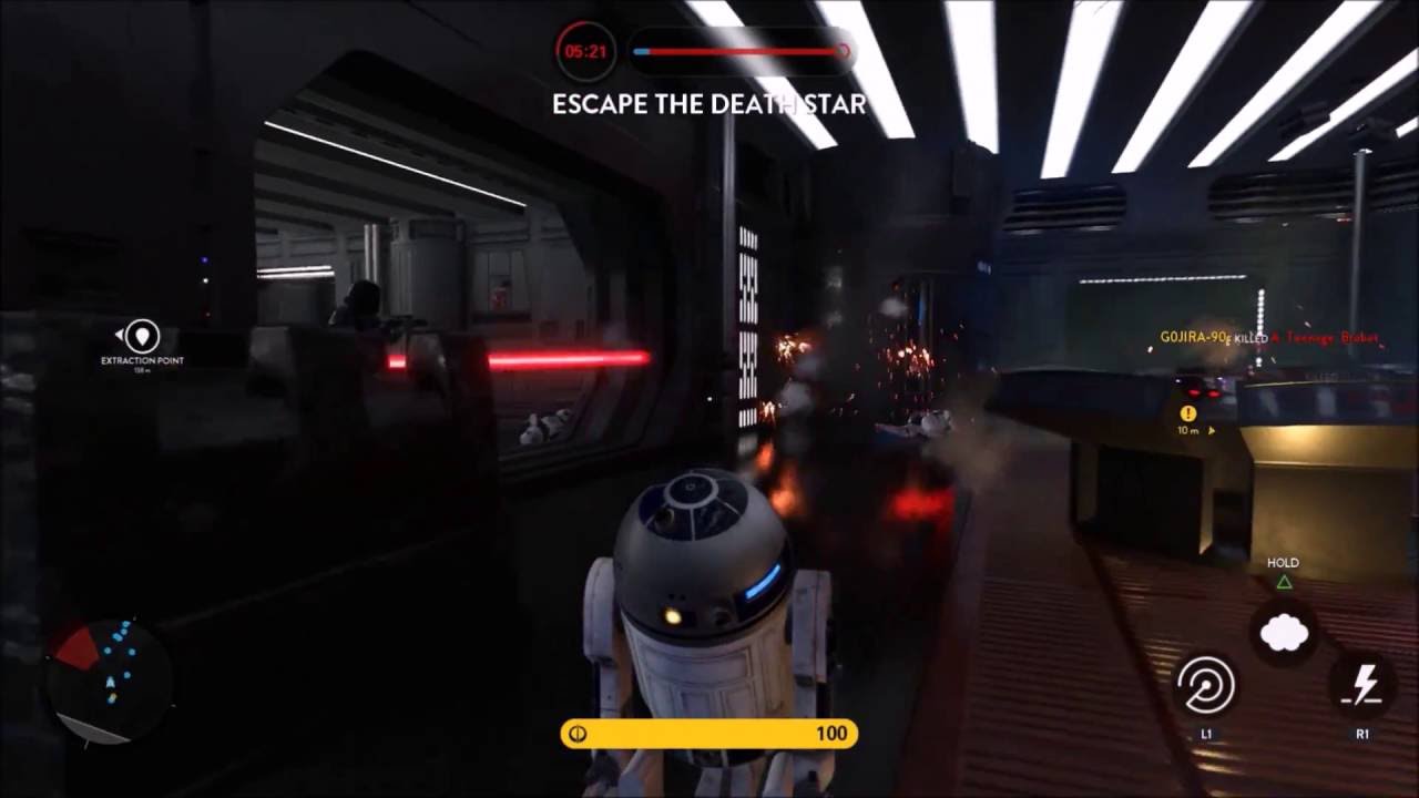 Star Wars Battlefront R2D2 Gameplay - YouTube
