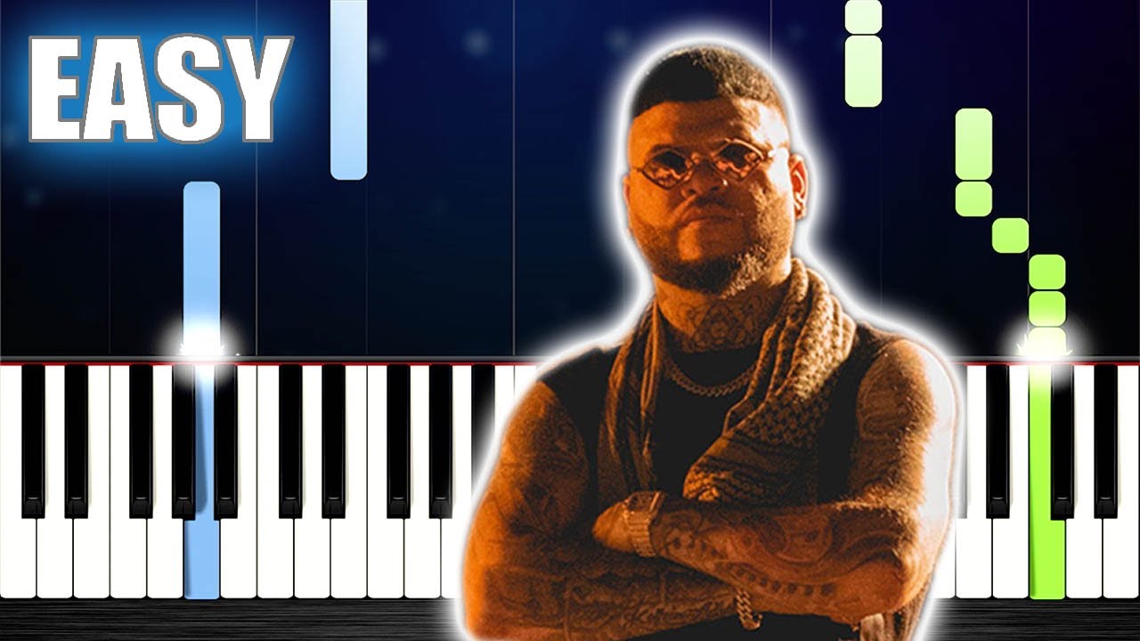 Farruko - Pepas - EASY Piano Tutorial by PlutaX - YouTube