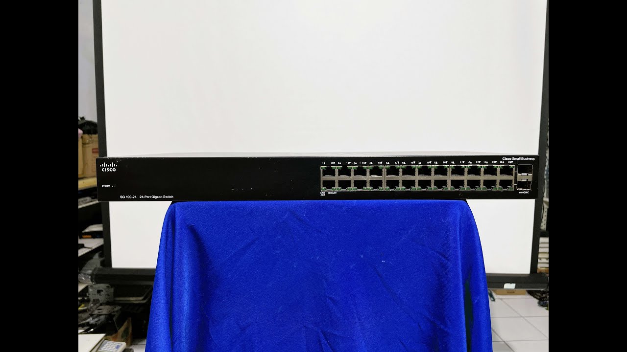 Cisco Small Business SG 100 24 - YouTube