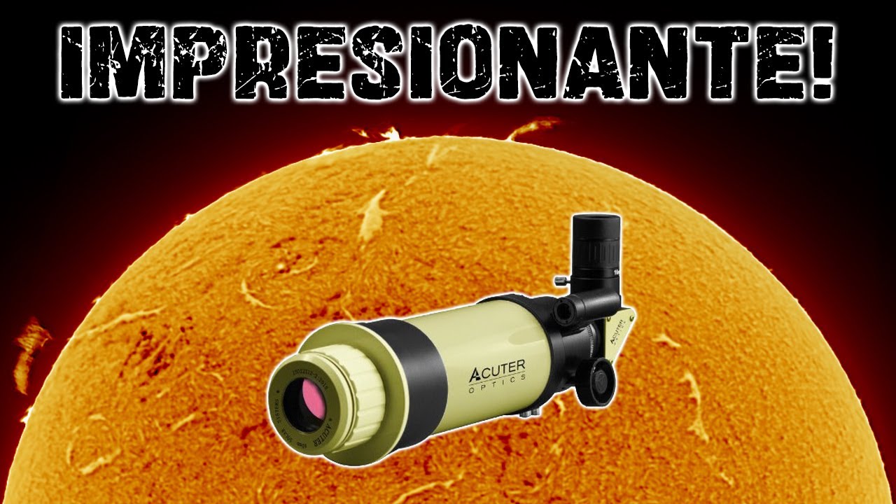 PRUEBA Telescopio solar Ha Acuter Phoenix 80mm 🔭☀️ - YouTube