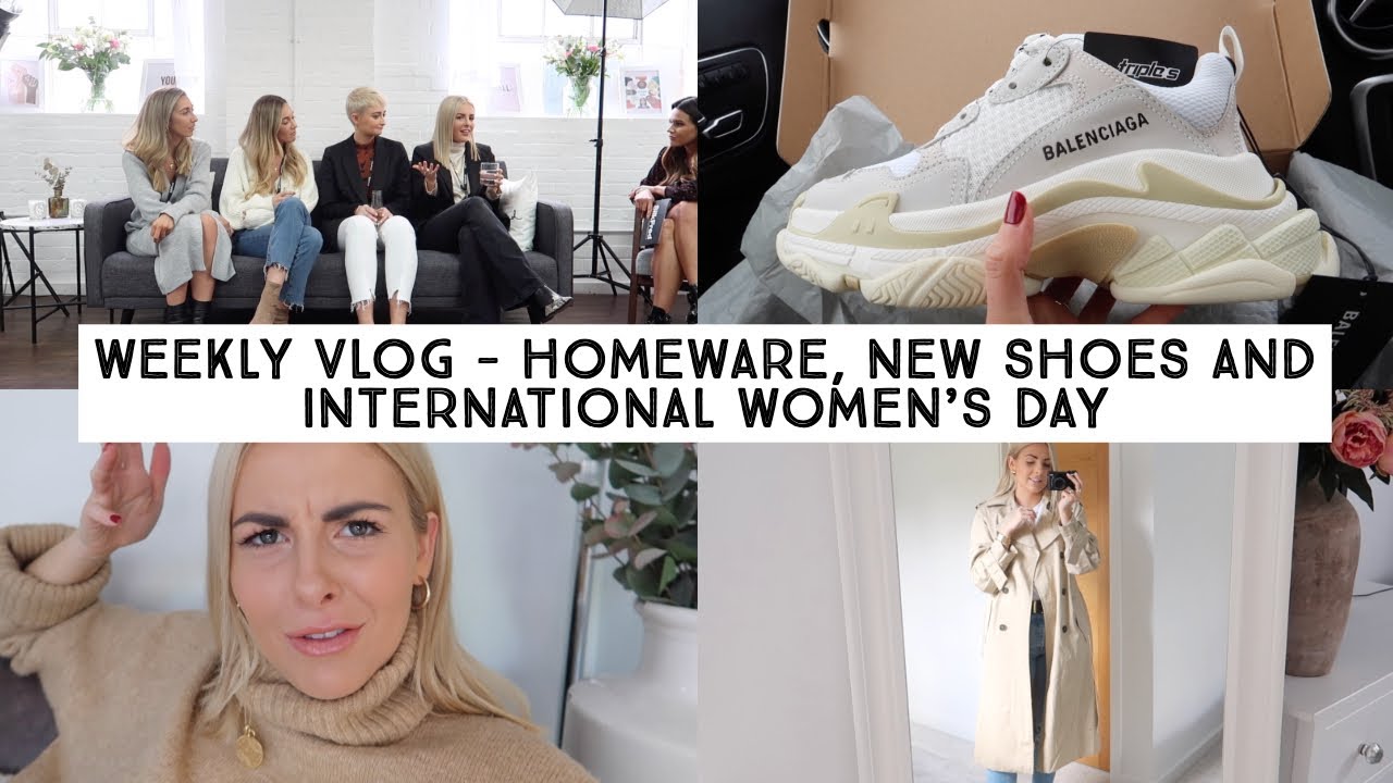 WEEKLY VLOG | A BIT OF HOMEWARE, NEW SHOES AND IWD 2019 | Ruby Holley ...