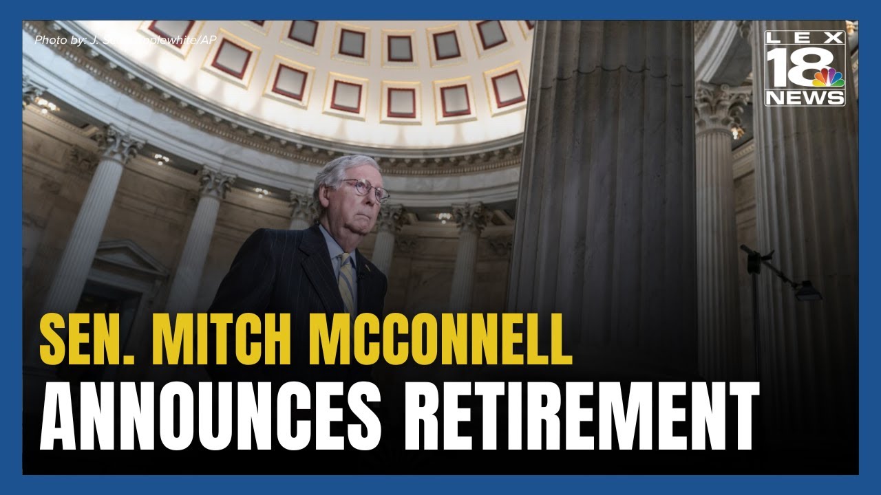 Sen. Mitch McConnell Announces Retirement - YouTube
