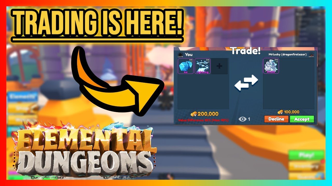 TRADING IS HERE!!! | Elemental Dungeons - YouTube