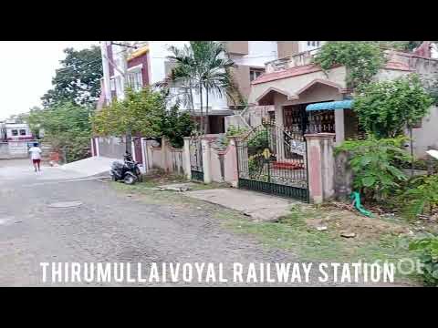Thirumullaivoyal railway station land sale East facing road 30 approved contact number ...