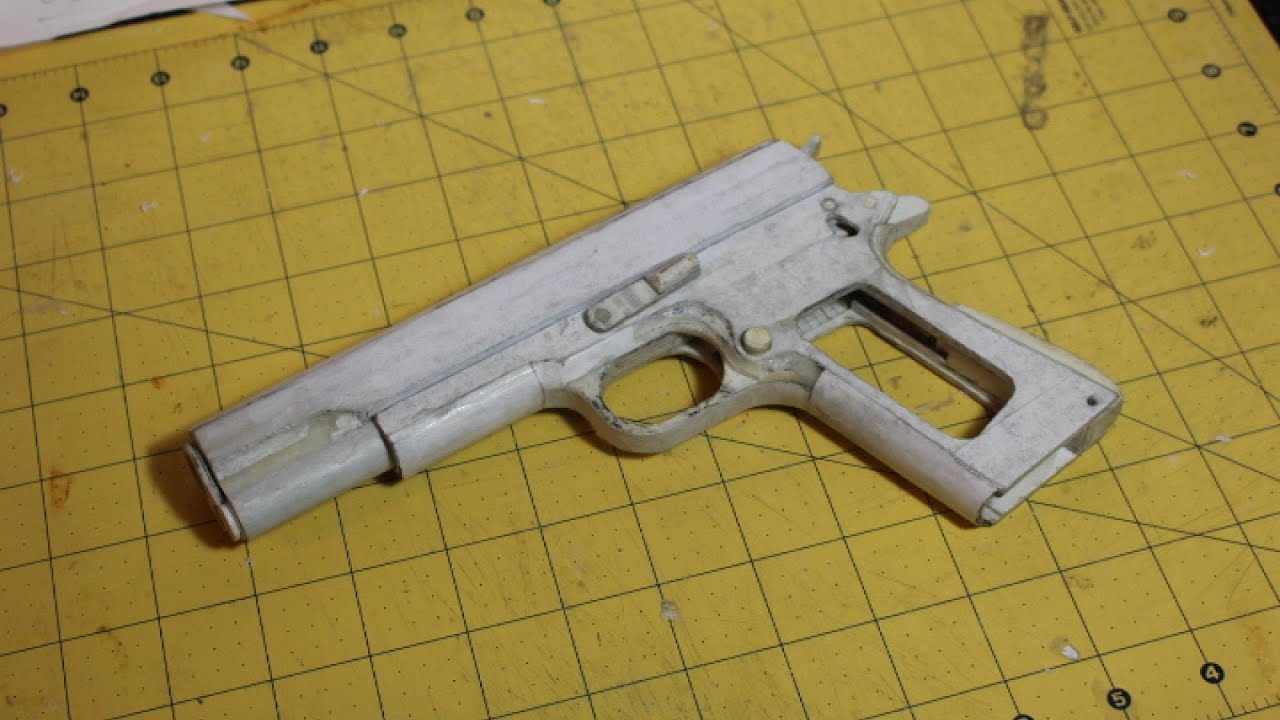 Paper M1911 Udpate Recoil Spring Working! - YouTube