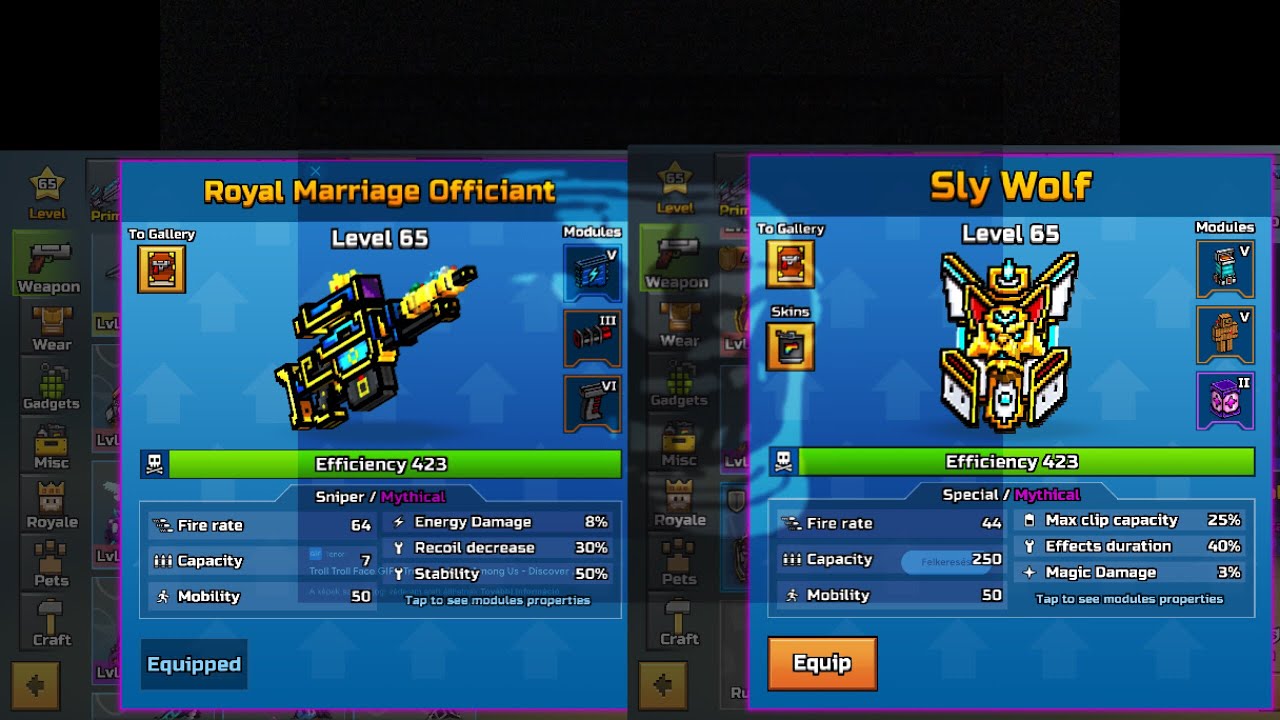 I got sly wolf and royal marriage officiant in PG3D! - YouTube