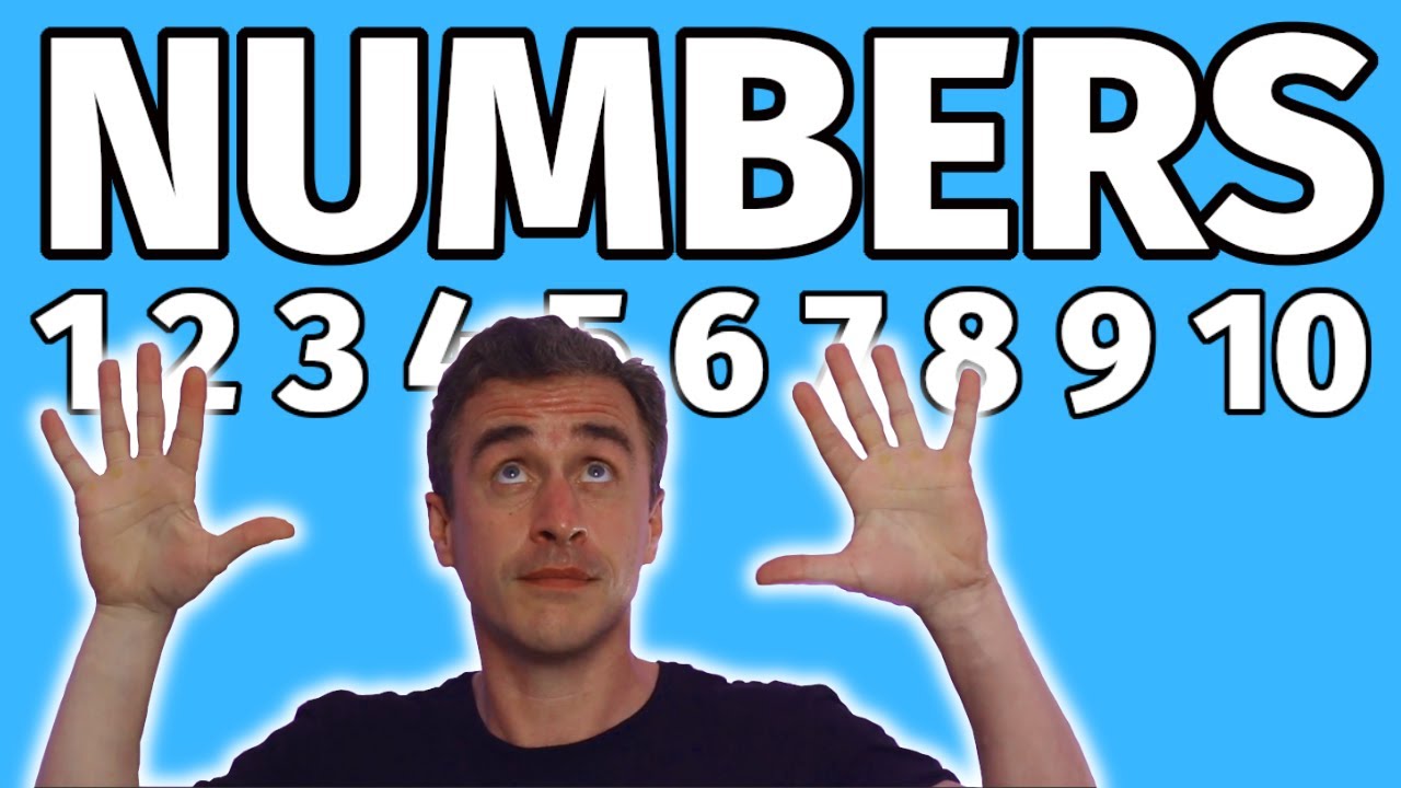 How to pronounce numbers 1 to 10 in British English - YouTube