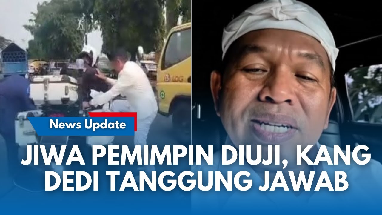 JIWA KSATRIA DEDI MULYADI!! Gubernur Jabar Minta Ditilang Usai Tak ...