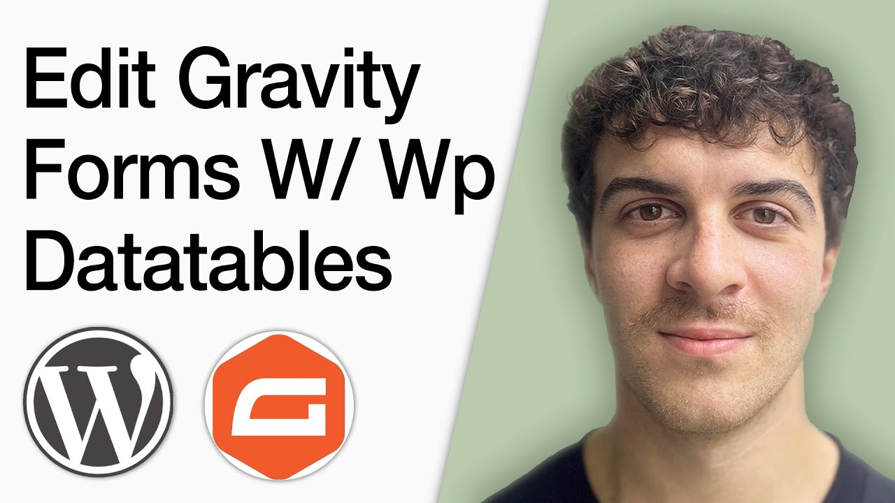 How To Edit Gravity Forms With Wpdatatables Wordpress Table Plugin (Full 2025 Guide) - YouTube