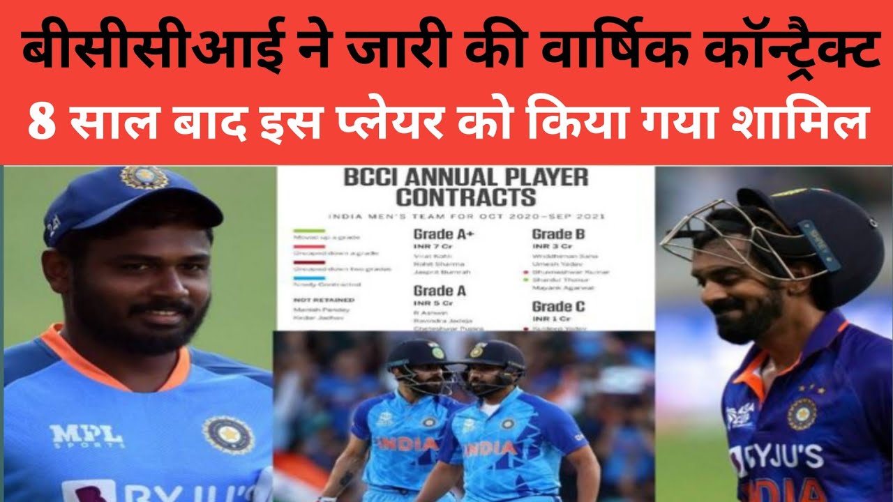 BCCI Central Contracts 2023 : List of players revealed, Some got ...