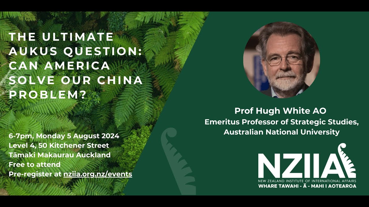 The Ultimate AUKUS Question: Can America solve our China problem? with ...