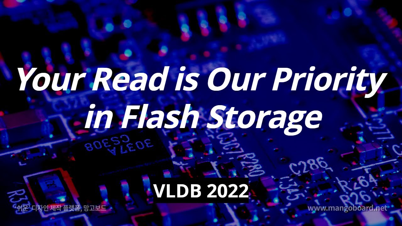 [최신 연구 동향] Your Read is Our Priority in Flash Storage (VLDB 2022) - YouTube