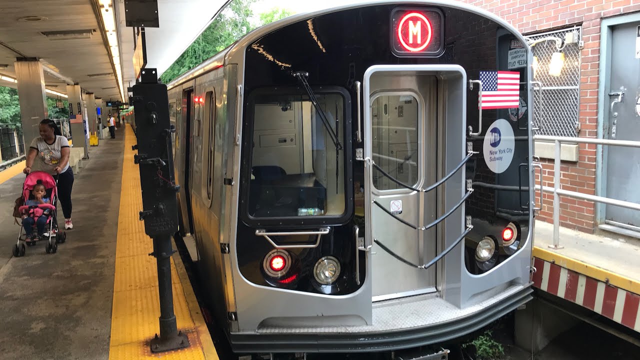 Aboard an Metropolitan Av Bound R179 (M) Train - YouTube