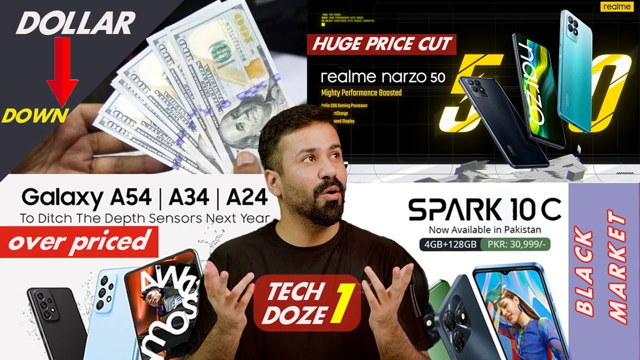 Samsung A24 A34 A54 | Tecno Spark 10c Black Market | Narzo 50 Price cut ...