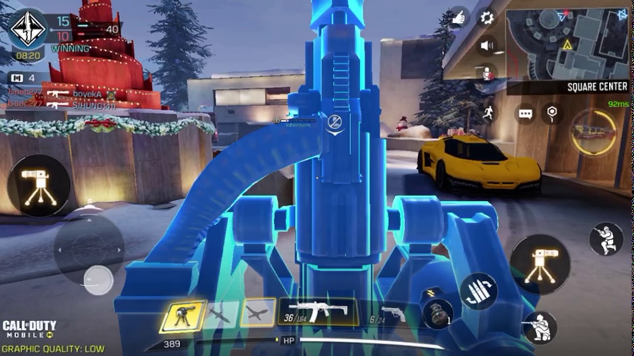 INVISIBLE SENTRY GUN IN COD MOBILE ???? - YouTube