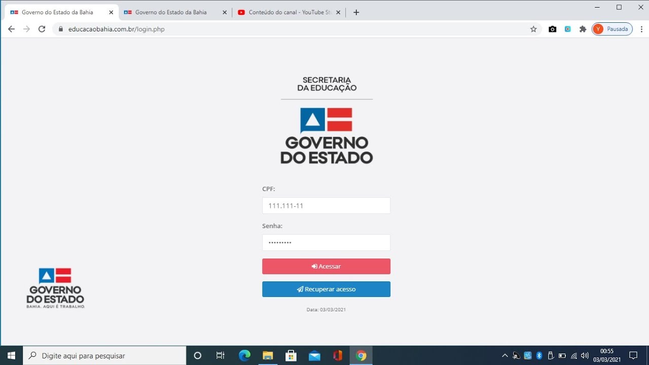 SAGA - Vídeo Tutorial - Planejamento - YouTube