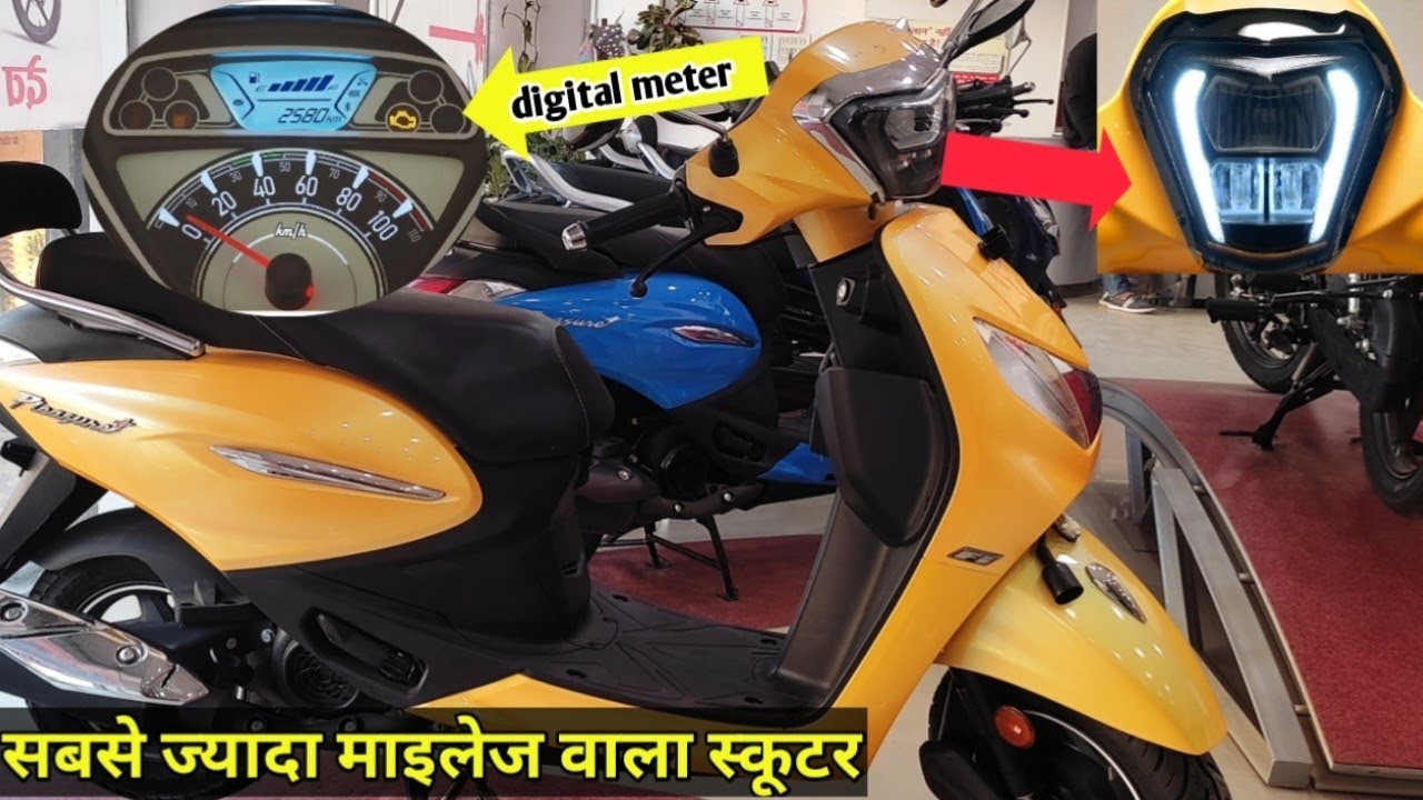 new hero pleasure plus 110 yellow color🔥| best scooter in milage | hero ...