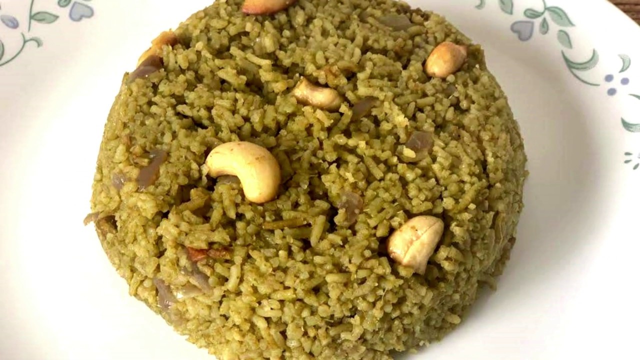 Coriander biriyani |கொத்தமல்லி பிரியாணி |Coriander Pulao|Cilantro rice ...