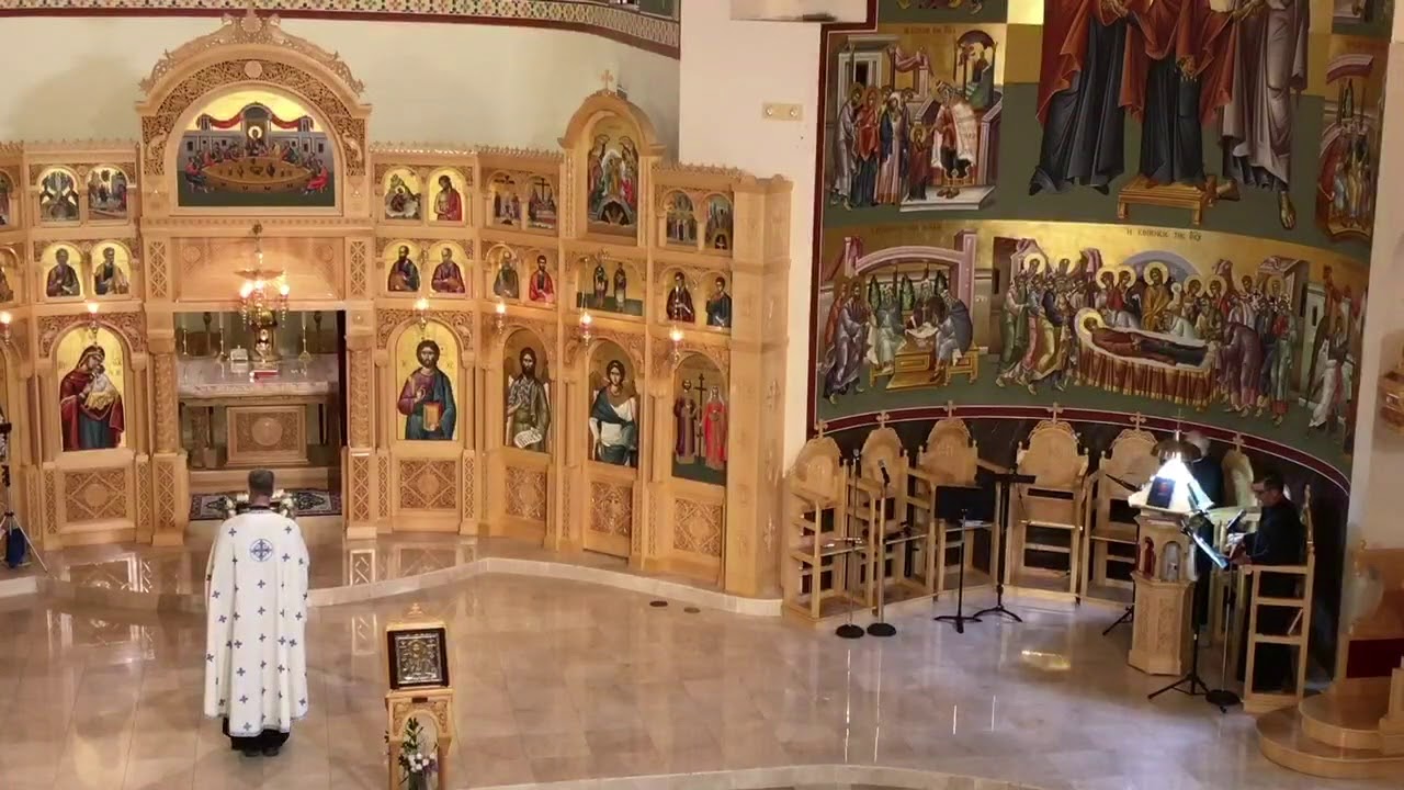 4-3-2020 Akathist, St. Basil the Great Greek Orthodox Church, Houston ...