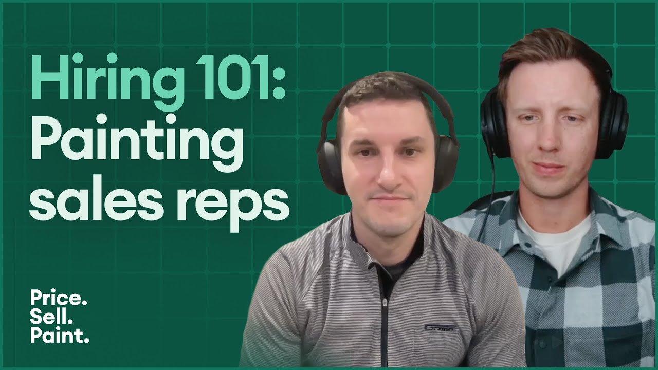Hiring a Sales Rep – for Painting Contractors - YouTube
