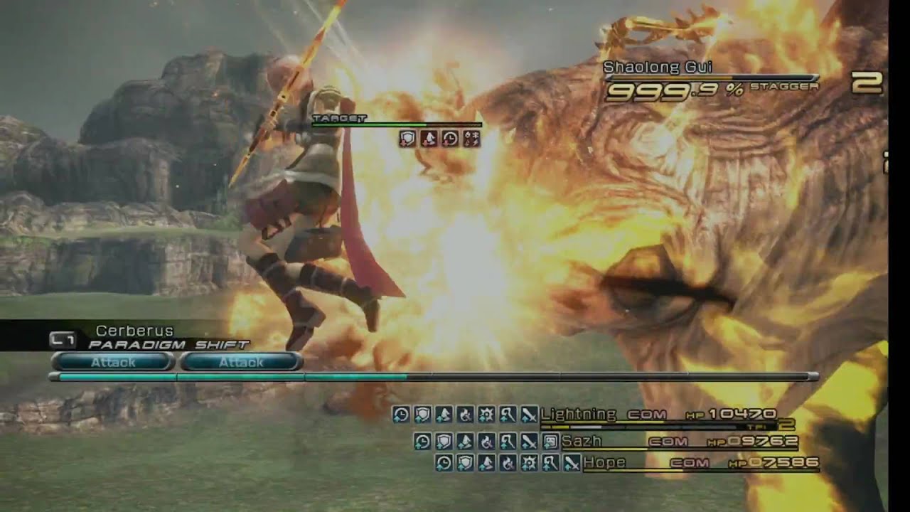 Final Fantasy XIII: Very fast Shaolong Gui kill (World Record) - YouTube