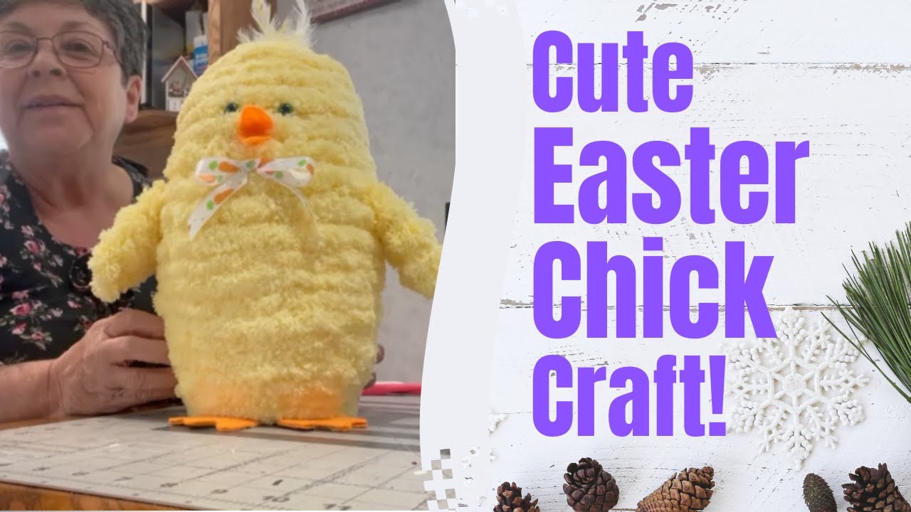 Fluffy Easter Chick Craft! - YouTube