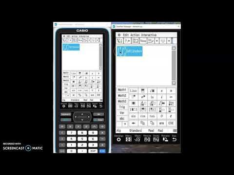 Adding Integrals on Classpad - YouTube