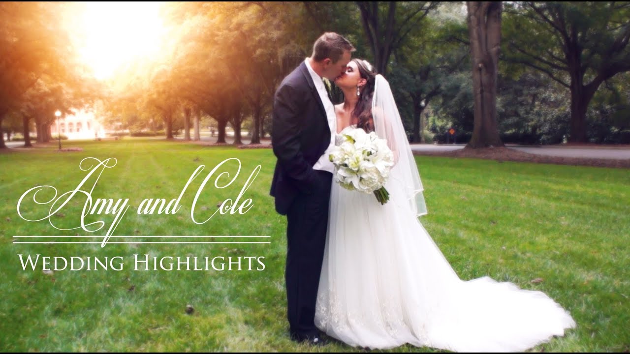 Amy and Cole Garrison's Wedding at Furman University - YouTube