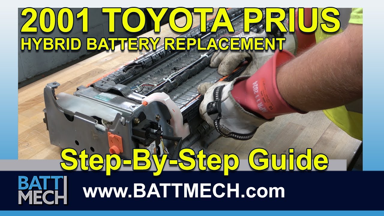 How to Replace/Repair/Fix a 2001 Toyota Prius Hybrid Battery Module ...