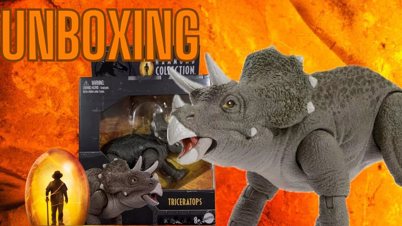 Unboxing The Hammond Collection Triceratops baby - YouTube