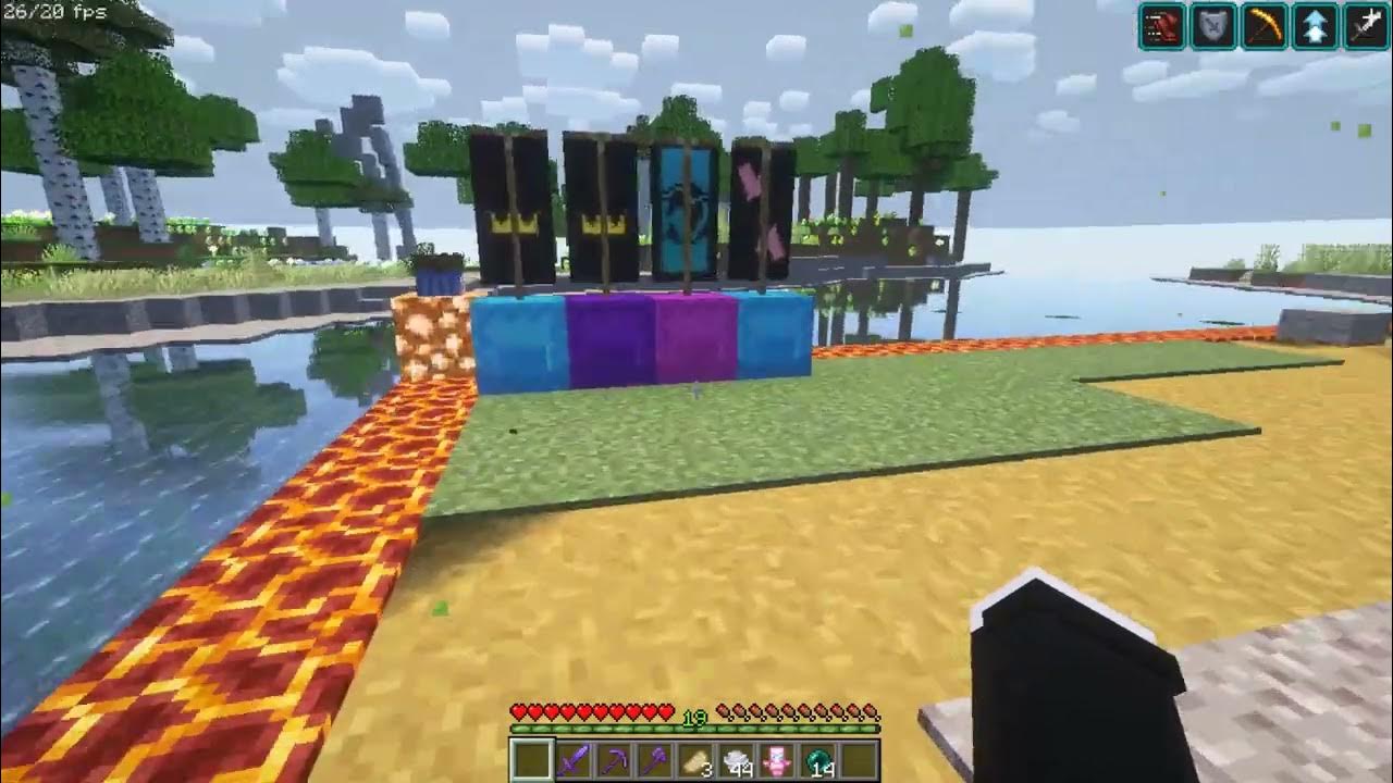 trying a new shaders (the multiplayer server is lagging because my pc is about to die💀) - YouTube