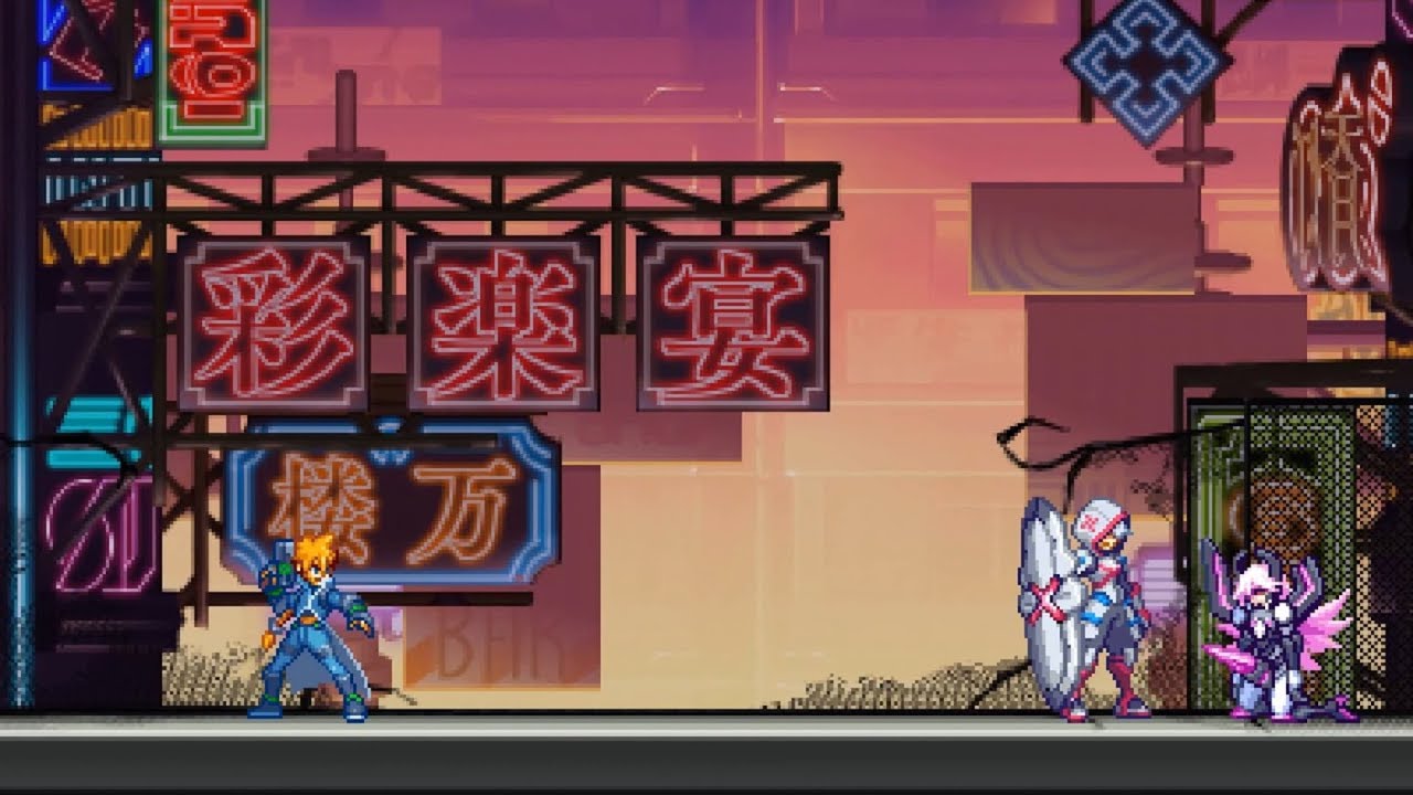 Azure Striker Gunvolt - 5. Copen, The Adept Slayer perfect battle - YouTube