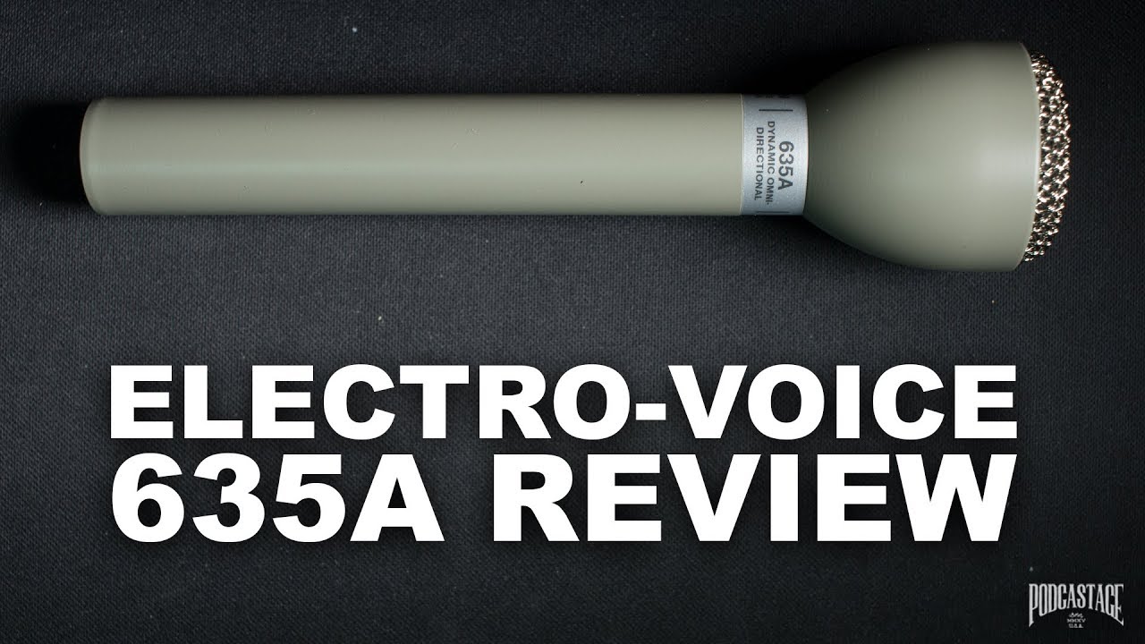 Electro-Voice 635A Handheld Interview Mic Review / Test - YouTube