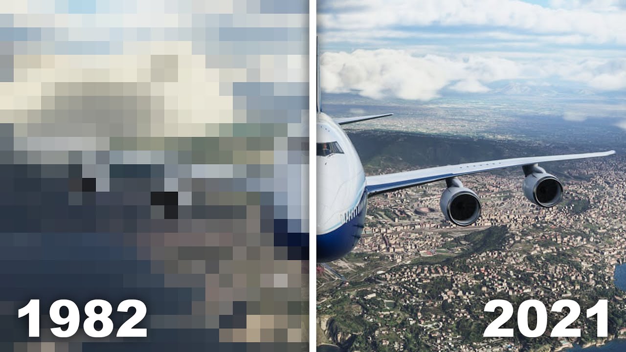 Evolution of Microsoft Flight Simulator! (1982 to 2020) - YouTube
