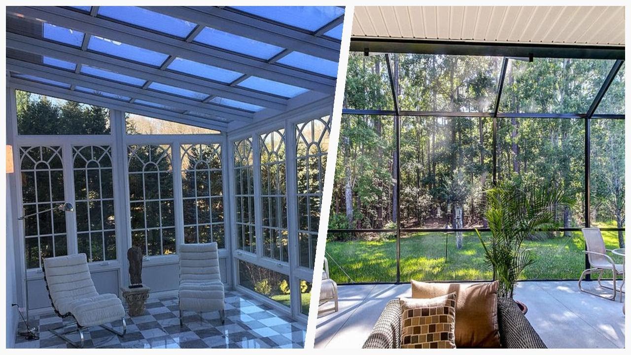 75 Traditional Ceramic Tile Sunroom Design Ideas You'll Love - YouTube