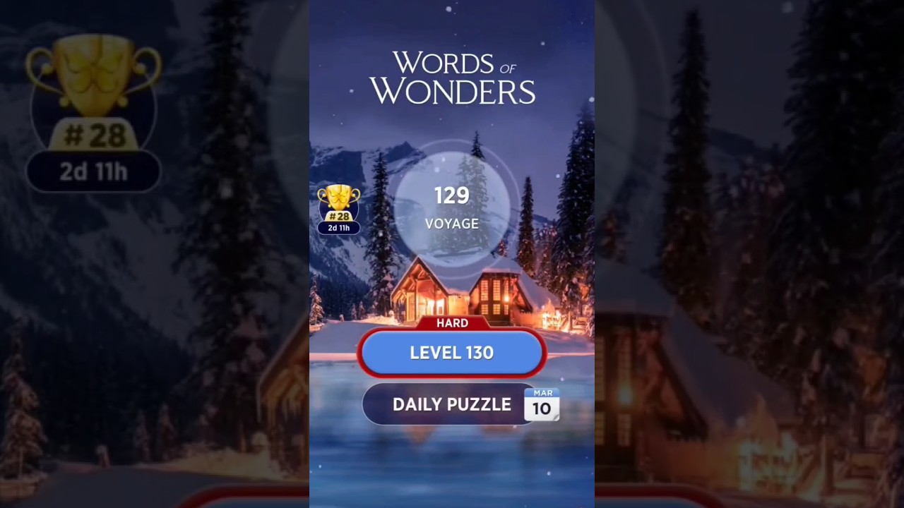 Words Of Wonders Level 130 : (WoW) Crossword * Fugo Games #WoW#130# ...