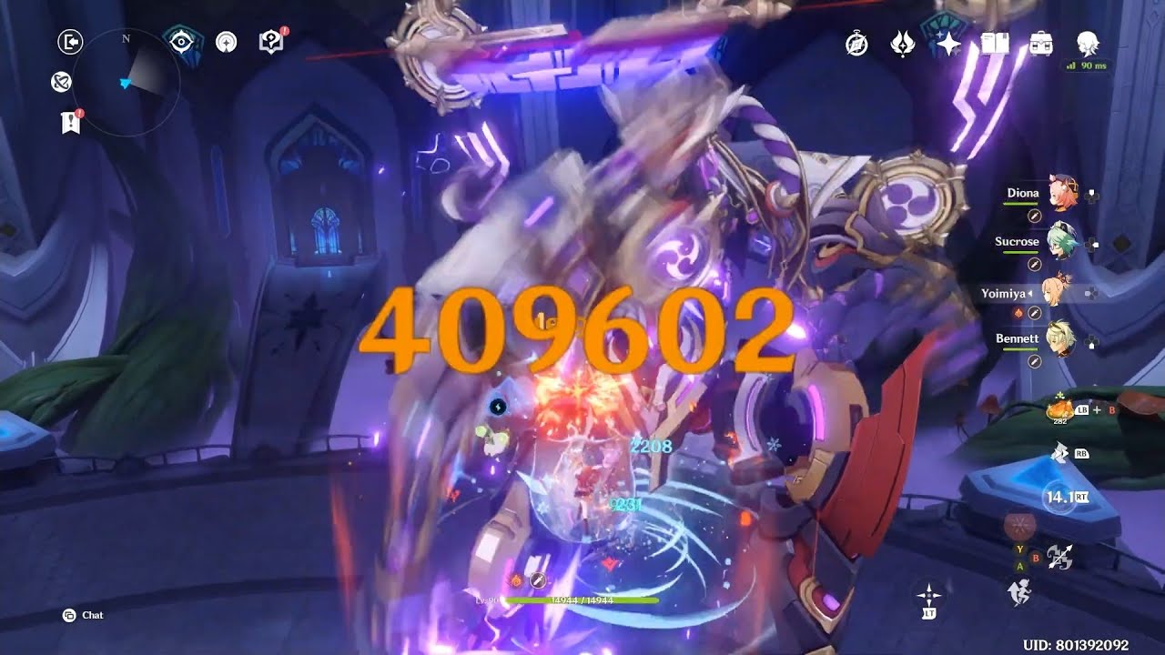 Yoimiya Damage Showcase melt Genshin Impact - YouTube