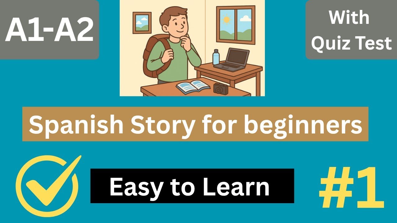 Spanish short Story for beginners (A1-A2) with Quiz Test | Learn ...